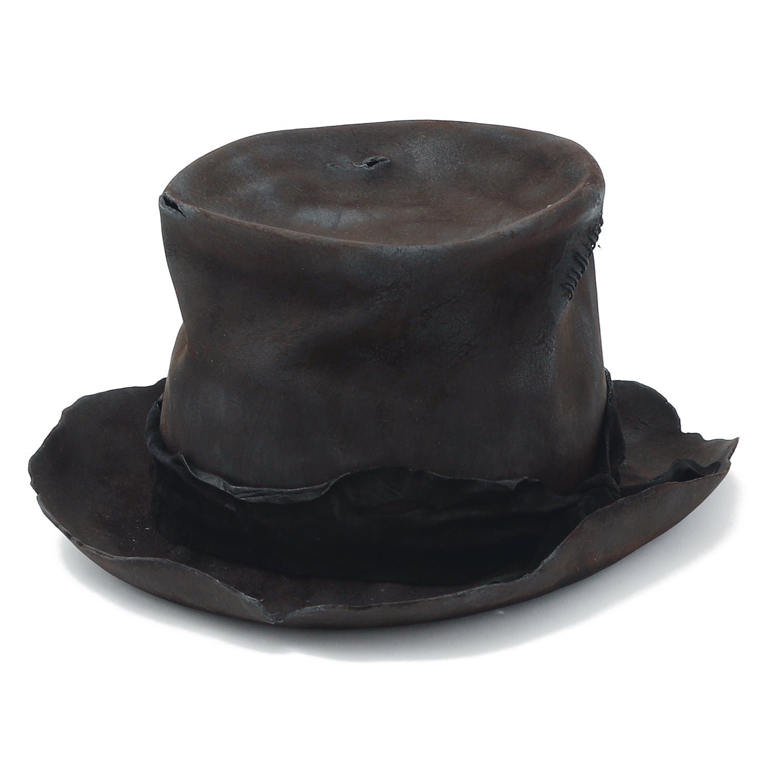 triangles hat(トライアングルズハット) Rabbit Charcoal Burned Crash Hat / BLACK ...