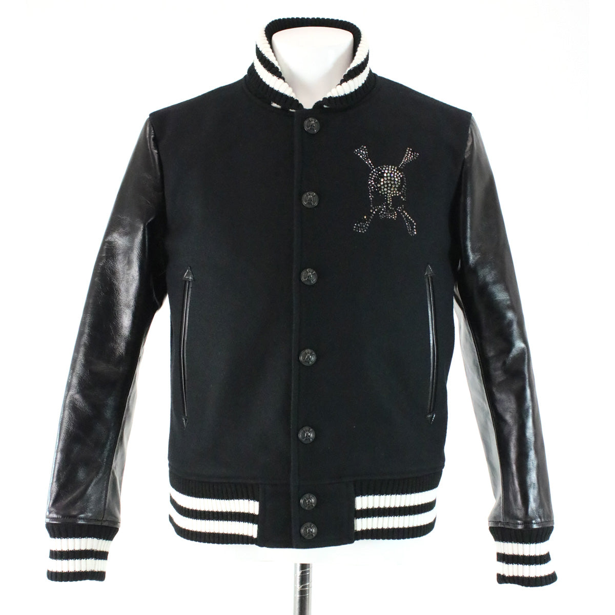 Roen STADIUM JACKET / BLACK – ANRE-R SALON